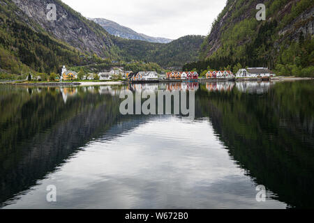 Modalen village, Norway Stock Photo - Alamy