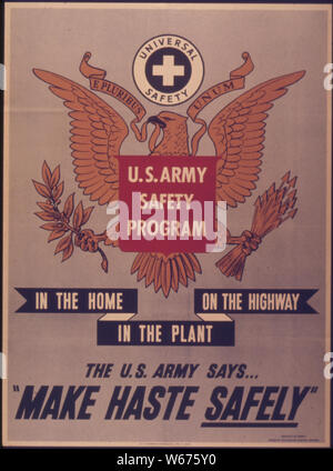 Make haste safely Stock Photo - Alamy