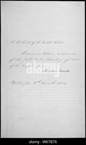 Message of President Abraham Lincoln nominating Hugh McCulloch to be ...