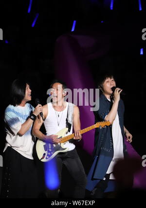 Masa (Matthew Tsai Shen-yen) of Taiwanese rock band Mayday performs at ...