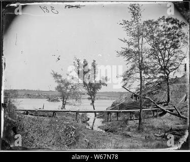 Obstruction on James River in front of Fort Darling, Va Stock Photo - Alamy