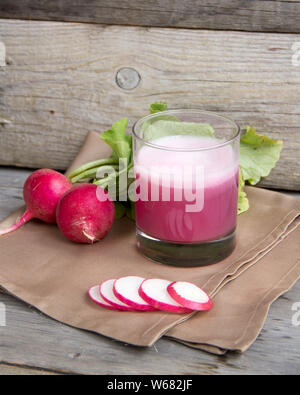 Fresh radish smoothy juice Stock Photo - Alamy