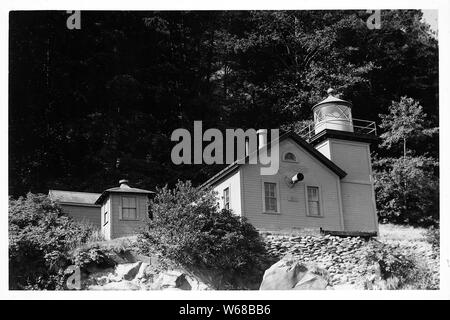Slip Point Tower, Clallam Bay, Washington; General notes: This building ...