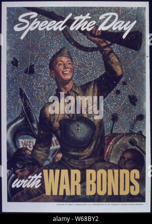 Speed the Day with War Bonds Stock Photo - Alamy