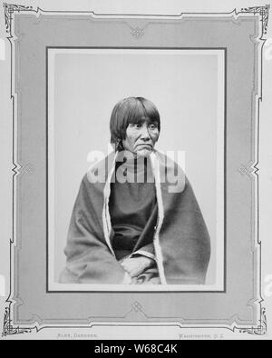 Squaw Of Silver Brooch. Comanches Stock Photo - Alamy