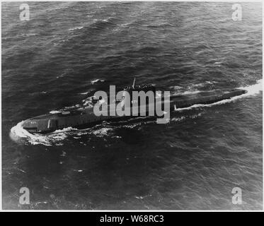 USS Nautilus (SS-571), the Navy's first atomic powered submarine, on ...