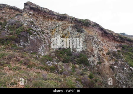 Cornish Tin Mine Addit. St Agnes, UK. Cornish Metasedimentary Geology ...