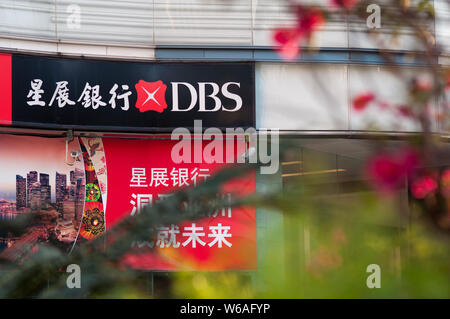 --FILE--View of a branch of DBS Bank in Shanghai, China, 9 August 2011 ...