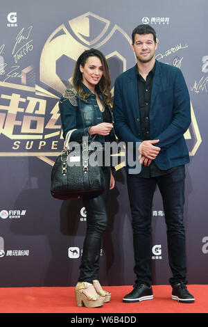 Michael Ballack and girlfriend Stock Photo - Alamy