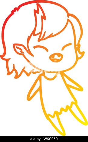 cartoon laughing vampire girl floating Stock Vector Image & Art - Alamy