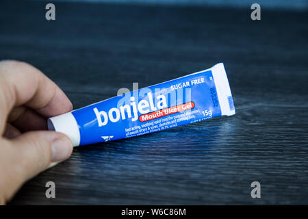 Bonjela teething gel for babies over 4 months. Controversial due to ...
