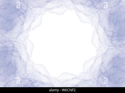 Watercolor hand drawn square frame of red, pink and purple hearts for ...