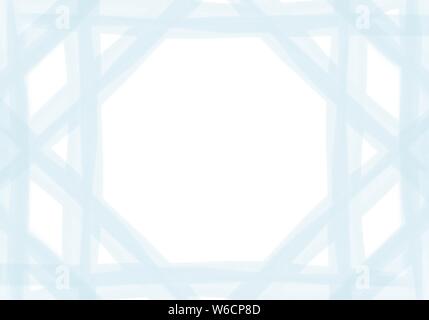 Blue Watercolor Square Frame Border Stock Photo - Alamy