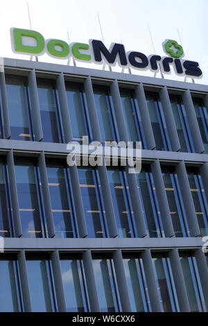Heerlen, Netherlands. 29th July, 2019. The logo of the DocMorris mail ...