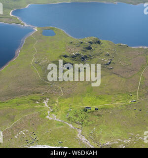 Carnmore bothy Fisherfield forest Scotland Stock Photo - Alamy