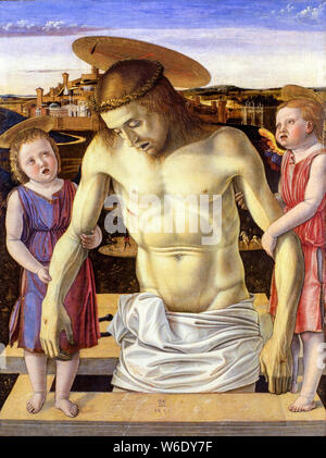 The dead Christ supported by two angels 1485? Carlo Crivelli (Venice ...