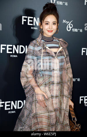 Chinese actress Gulnezer Bextiyar poses for portrait photos during an ...