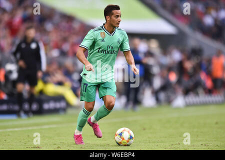 Lucas Vasquez of Real Madrid during the La Liga match espagolde Real ...