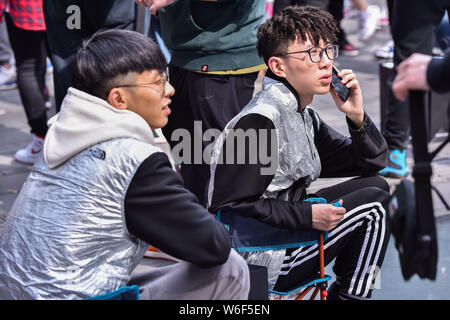 Chinese basketball and sneaker fans line up to buy new releases in ...