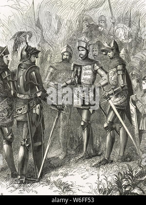 Henry V at the Battle of Agincourt, Saint Crispin's Day, 25 October ...