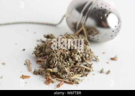 Infusion of raspberry leaf, recommended for pregnant women Stock Photo ...