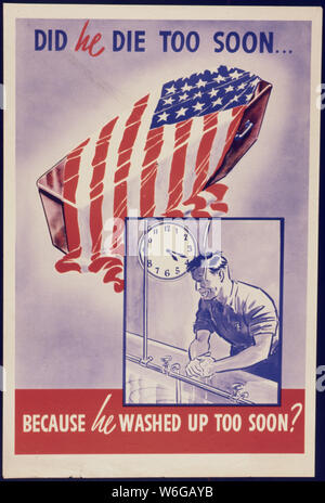 Did he die too soon... because he washed up too soon Stock Photo - Alamy