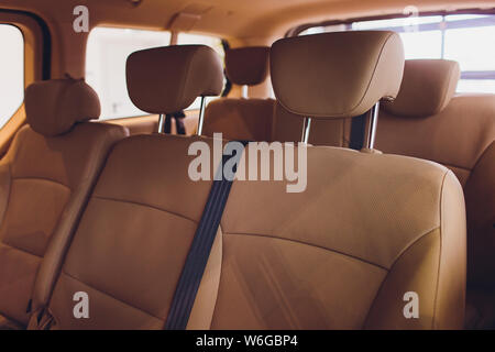 back passenger seats in modern luxury comfortable car Stock Photo - Alamy