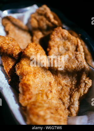 Vegan dish made of mock meat to emulate fish Stock Photo - Alamy