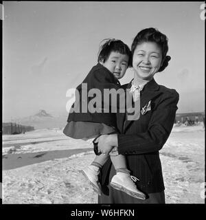 Alice Chira and her 28-month-old daughter, Sachi, are photographed at ...