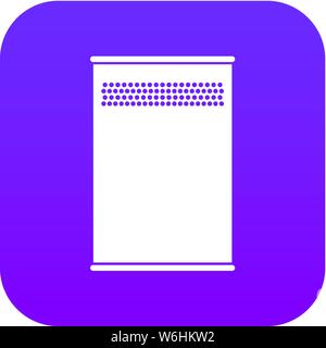 Trash can icon digital purple Stock Vector Image & Art - Alamy