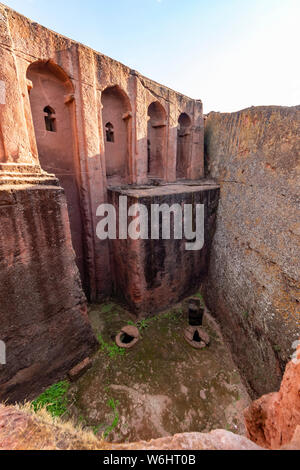 The rock-cut church of House of the Angels Gabriel and Raphael in ...