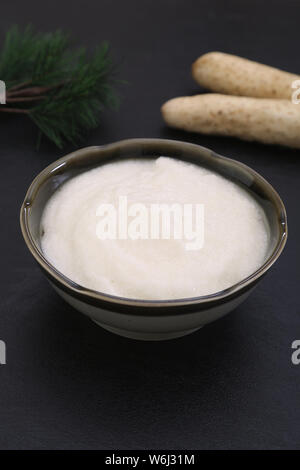Tororo (Grated yam Stock Photo - Alamy
