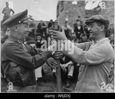 Major General Gilbert Cheves (left) and Major General Claire Chennault ...