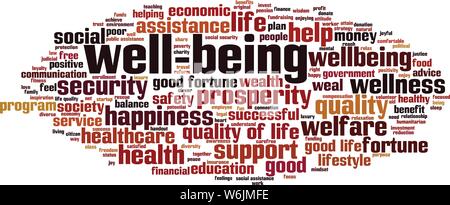 Welfare word cloud concept. Collage made of words about welfare. Vector ...