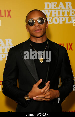DeRon Horton attends the LA Premiere of "Sextuplets" at the Arclight ...