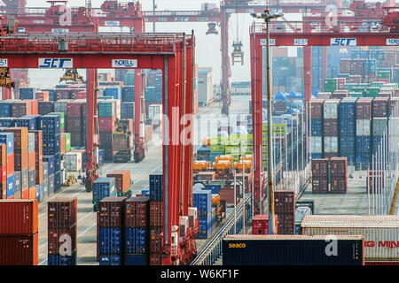 Shekou Container Terminal of Shenzhen city,Guangdong Province,China ...