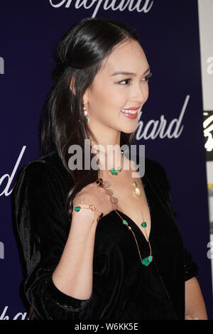 Hong Kong model and actress Jessica C. arrives for the 7th Asian Film ...