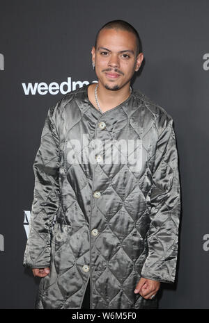 Evan Ross at The Weedmaps Museum of Weed Grand Opening, Los Angeles ...