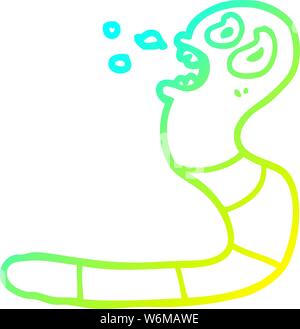 Drawing of a Frightened Worm Stock Vector Image & Art - Alamy