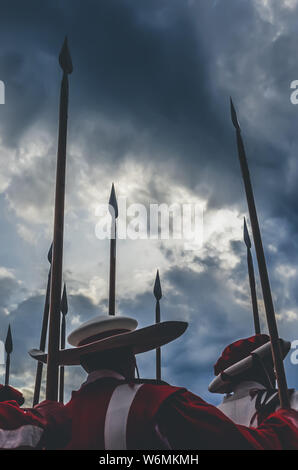 brave knight ready for battle fighter powerful medieval Stock Photo - Alamy