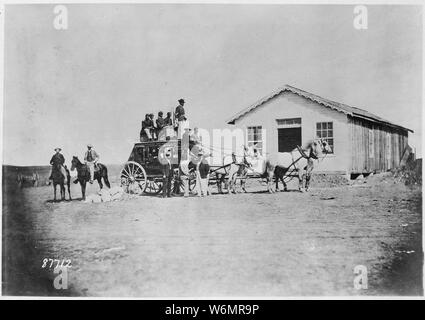Typical stage of the Concord type used by express companies on the ...
