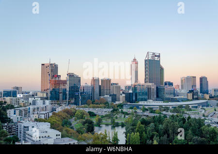 Perth across Kings Park in Western Australia Stock Photo - Alamy