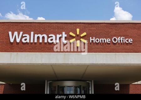 BENTONVILLE, ARKANSAS -28 JUN 2019- View of the Walmart Home Office ...