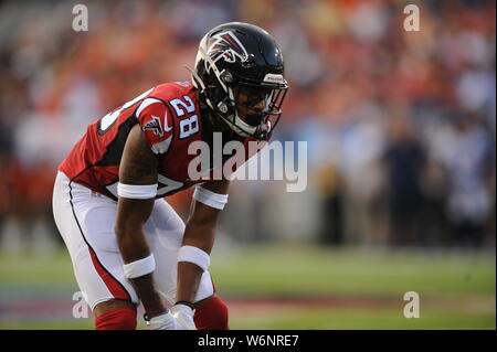 August 1st, 2019: Jordan Miller #28 during the Atlanta Falcons vs ...