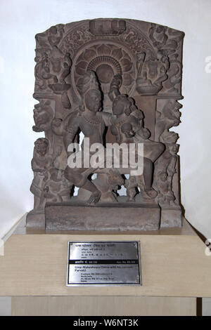 Statue of goddess Uma in a museum, Museum Of Cham Sculpture, Danang ...
