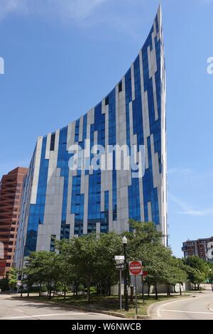 The Ascent at Roebling's Bridge designed by Daniel Libeskind Stock ...