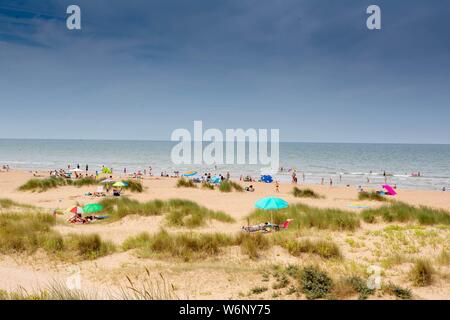 Calvados, meville Franceville, beach Stock Photo - Alamy