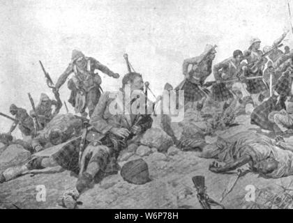 Gordon Highlanders storming Dargai 1897 Stock Photo - Alamy