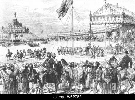 The Proclamation of Queen Victoria as sovereign of India by Lord ...