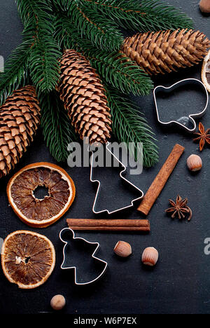 Note book and ingredients for baking on a wooden background Stock Photo ...